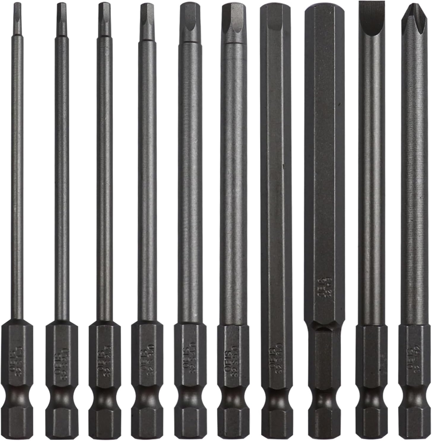 WONAIER Magnetic Screwdriver Bit Set Hex Shank Allen Wrench Drill Bit ...