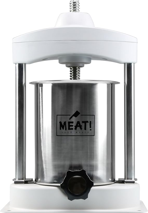 Amazon.com: MEAT! 15 Pound Vertical Sausage Stuffer with Stainless ...