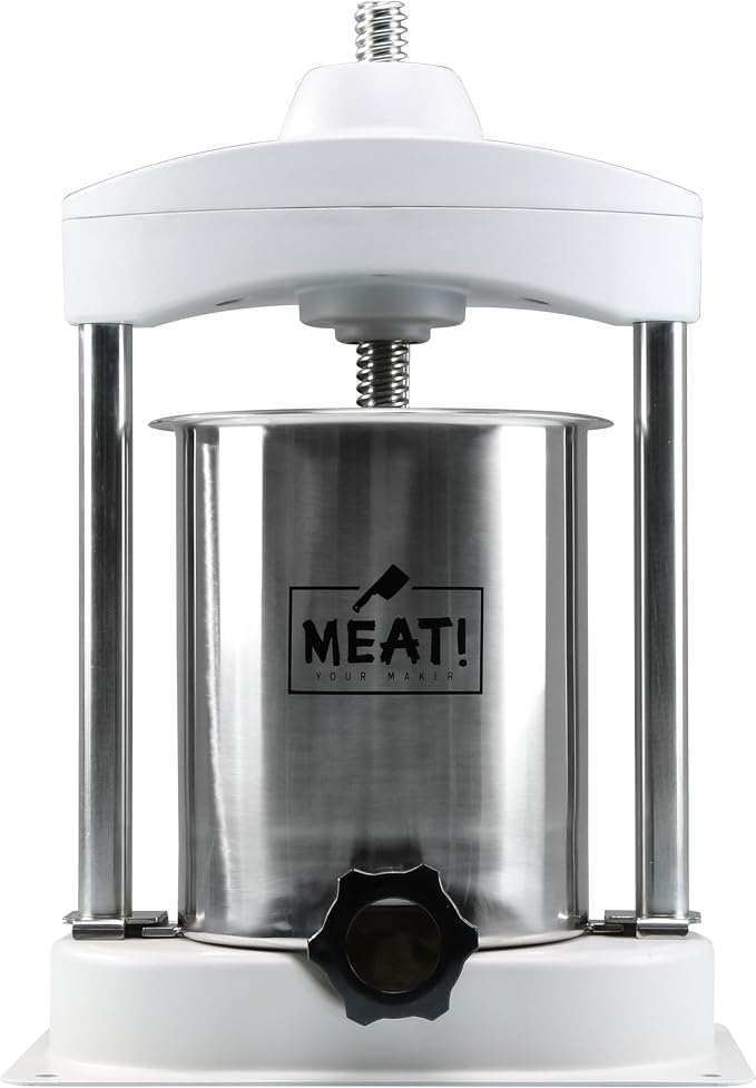 Amazon.com: MEAT! 15 Pound Vertical Sausage Stuffer with Stainless ...