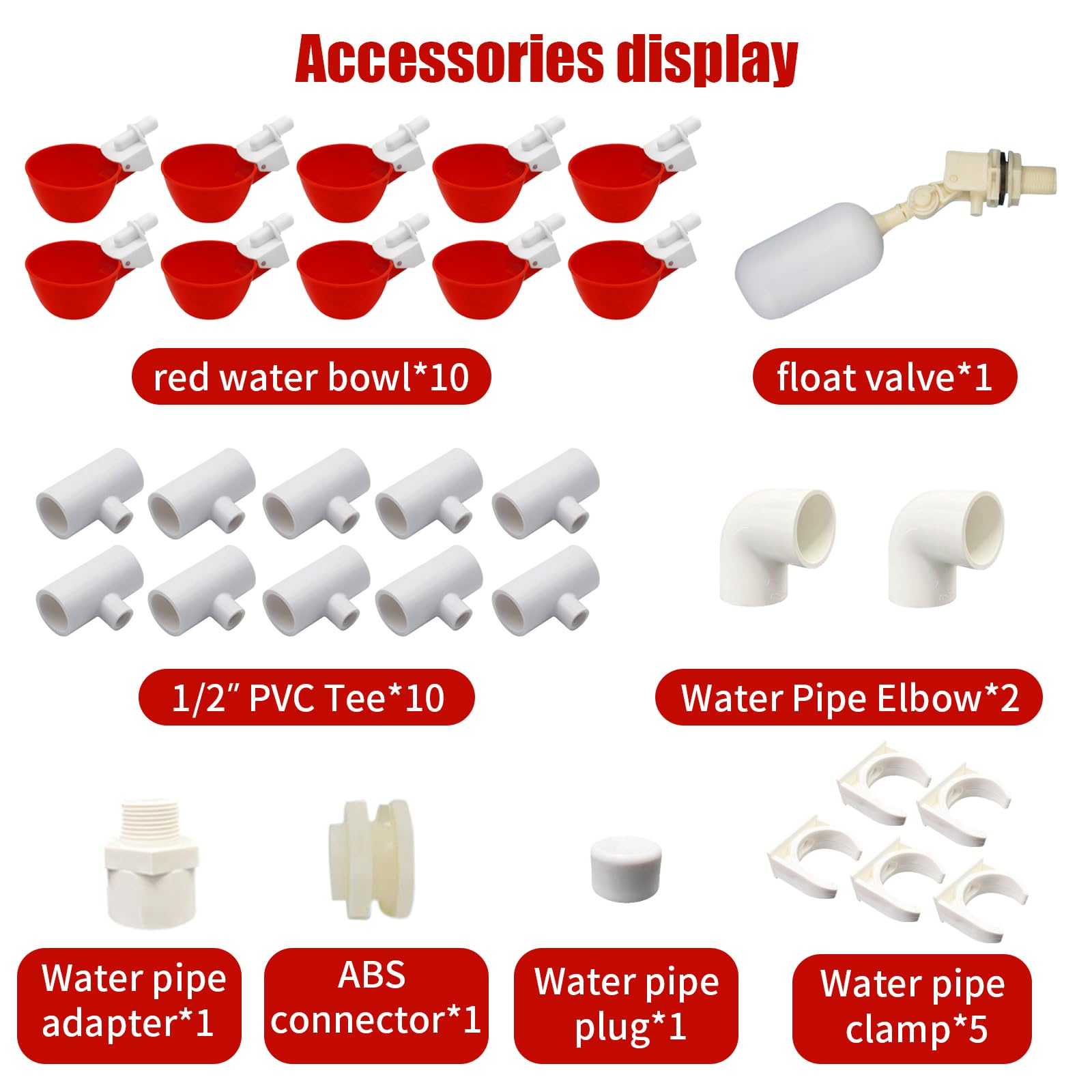 Snapklik.com : Automatic Chicken Waterer Feeder Complete Set, Poultry ...