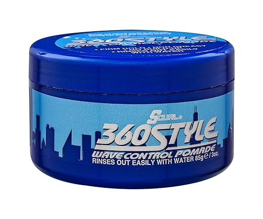 Amazon.com: Lusters S-Curl 360 Wave Control Pomade 3 Ounce (88ml) (2 ...