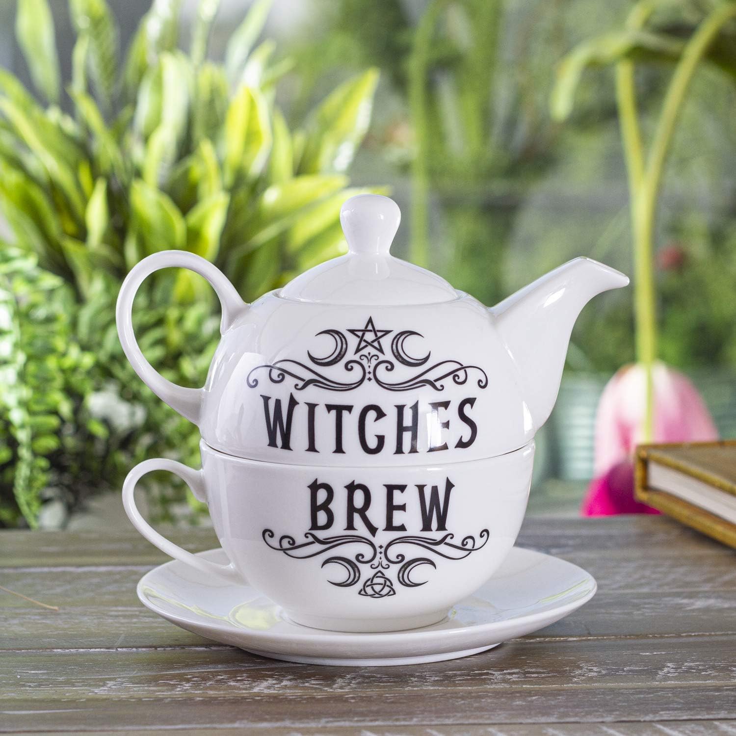 Amazon.com | Summit Collection Alchemy Gothic Witches Brew Tea For One ...