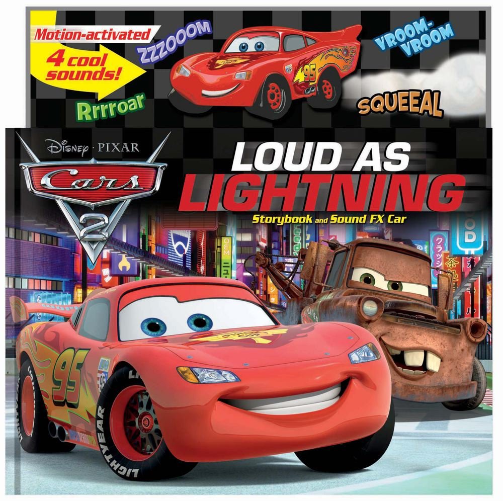 Amazon.com: Loud As Lightning: Storybook and Sound FX Car (Disney/Pixar ...