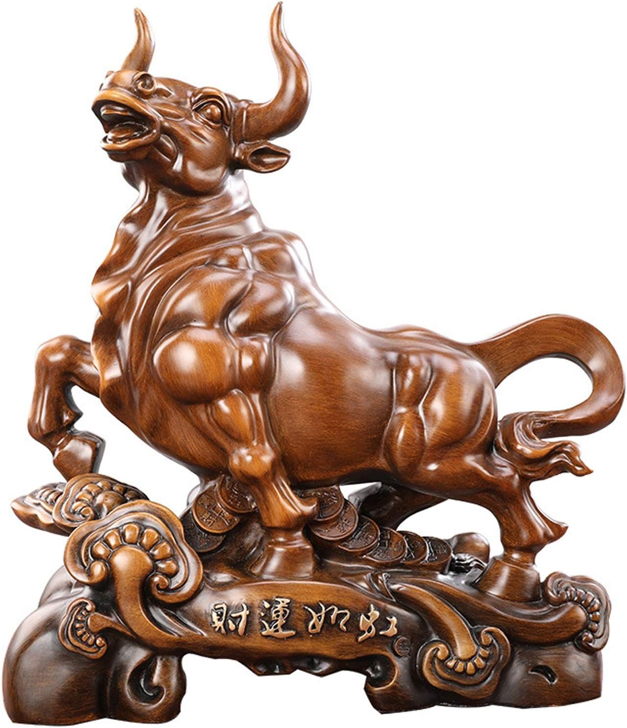 HEPPPP Bull Statue, Bull/Cow/Ox Figure Statues and Sculptures Home ...