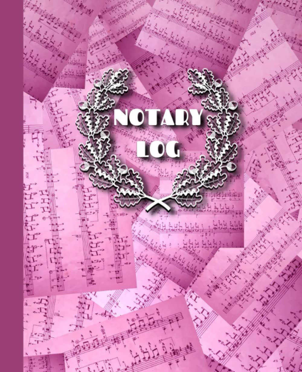NOTARY LOG - Pink Sheet Music: Journal for Notaries Public - Notary ...