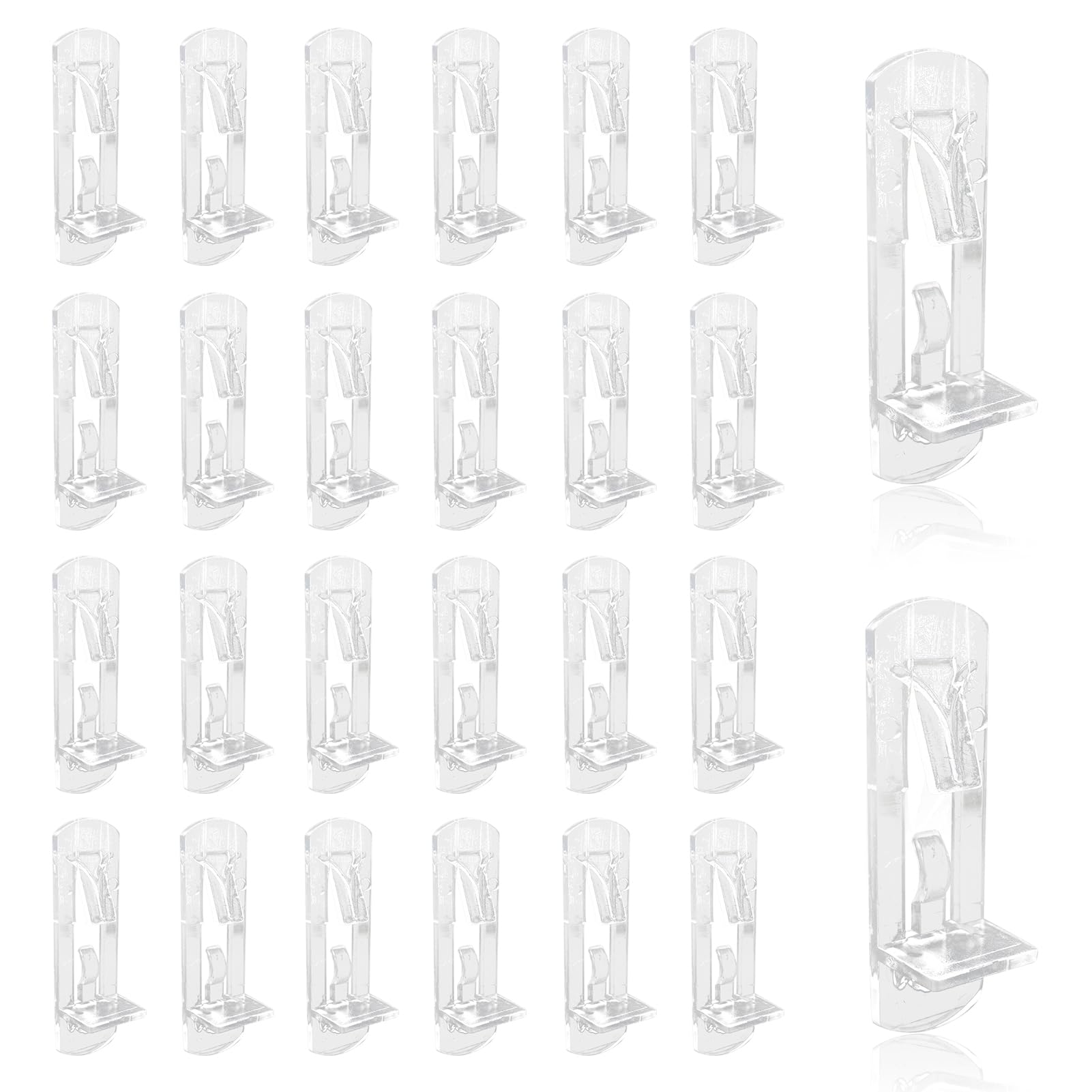 Amazon.com: EcGinmay 30PCS Plastic Locking Shelf Support Pegs,6.9mm ...