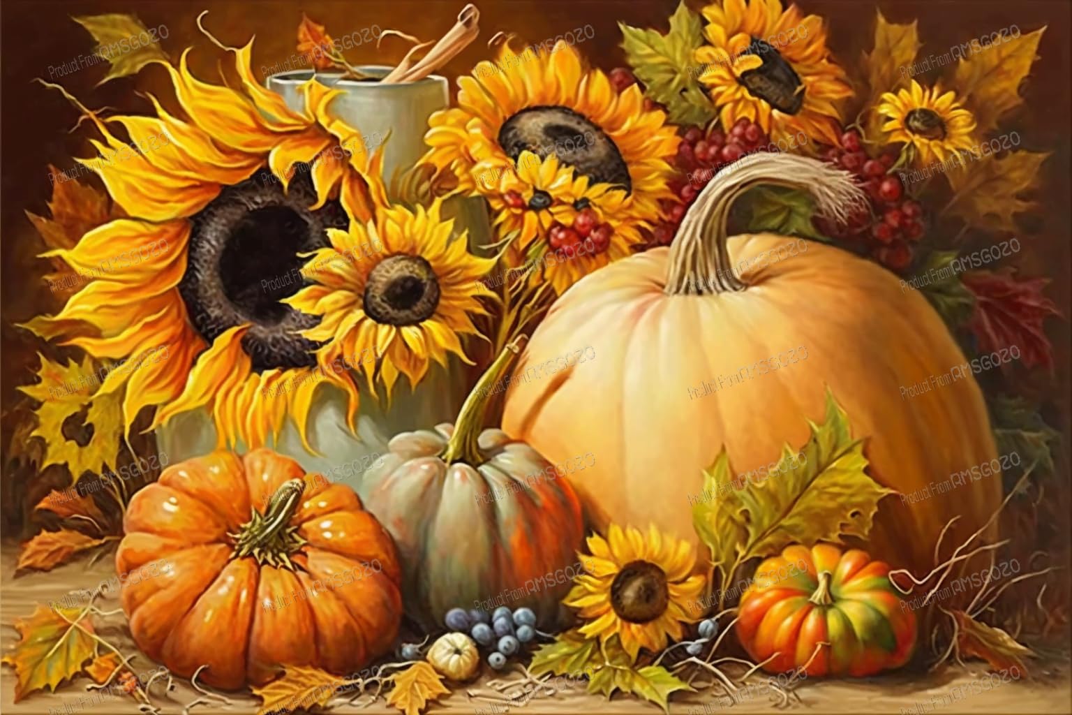 Amazon.com: RMSGOZO DIY Fall Diamond Painting Kits 18 X 25 Inch ...