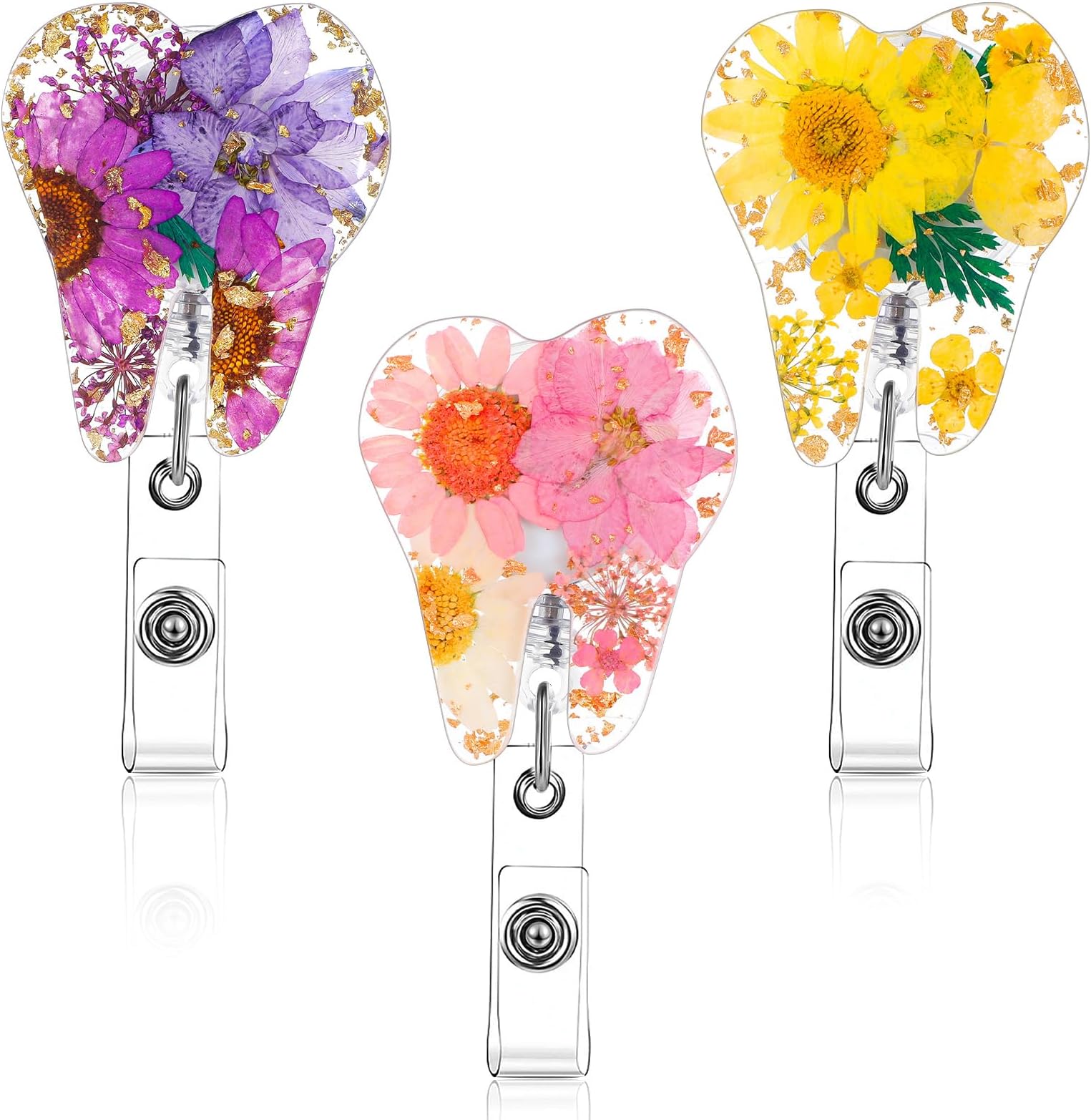 Amazon.com : Geyoga 12 Pcs Dental Assistant Week Badge Holder ...