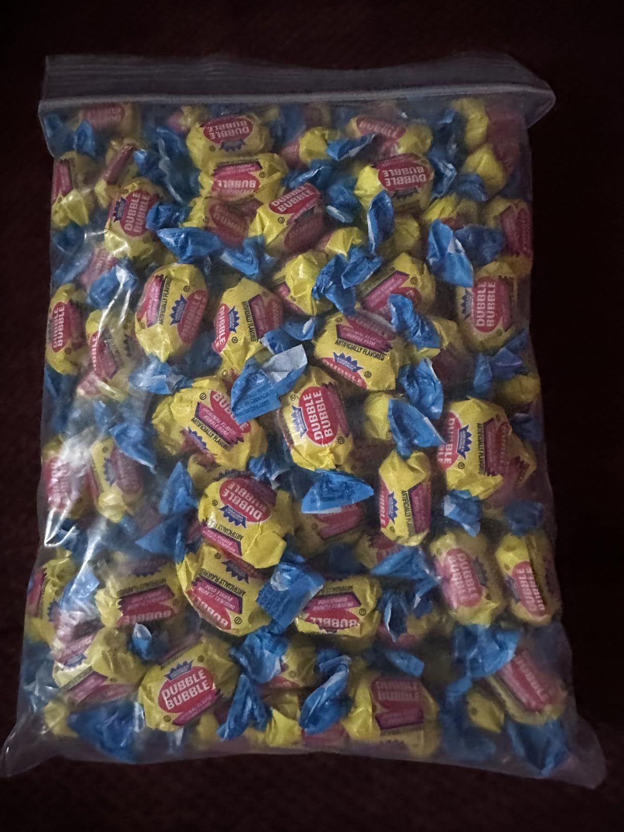 Amazon.com : Double Bubble Bubble Gum - Individually Wrapped 2LB ...