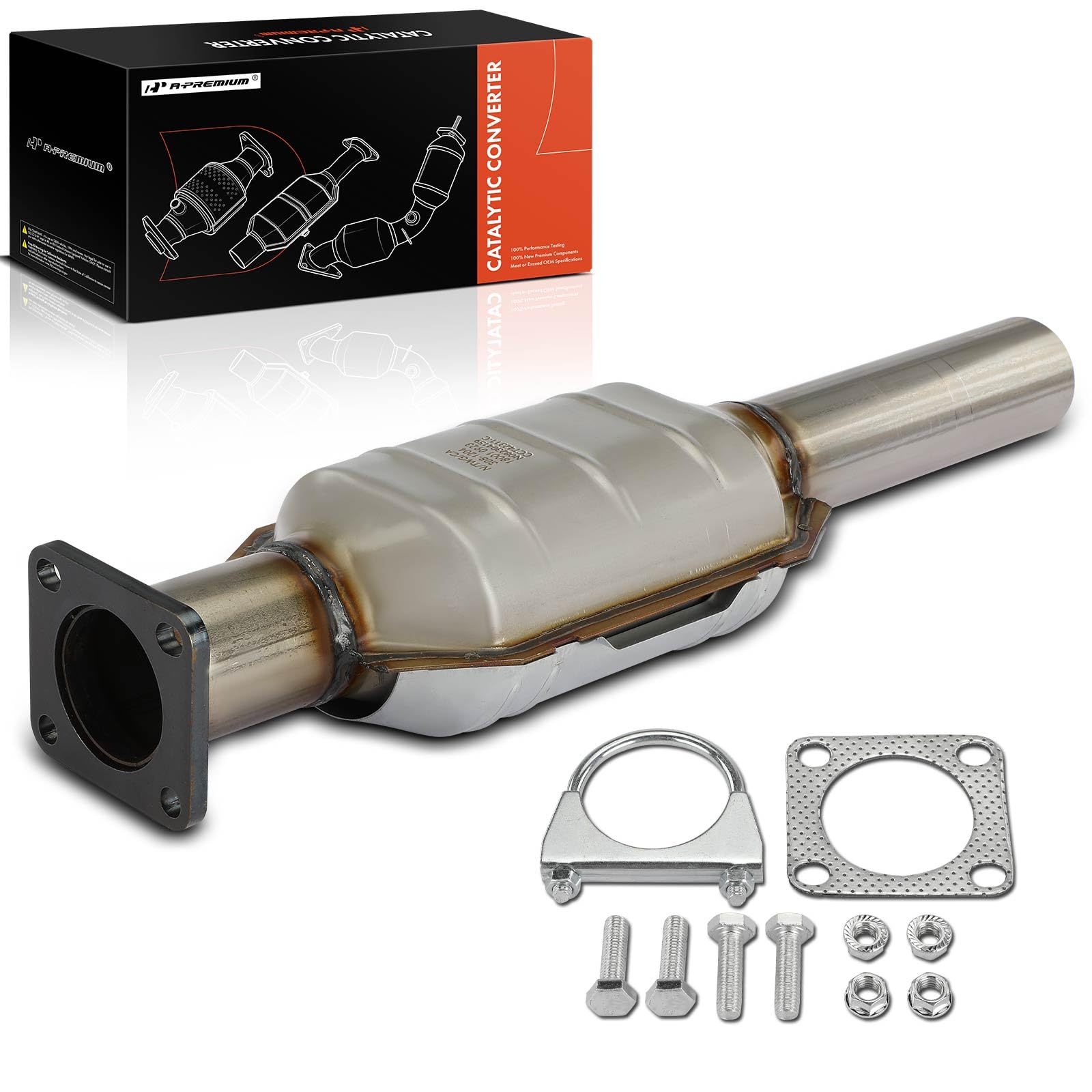 Amazon.com: A-Premium Catalytic Converter Kit Direct-Fit Compatible ...