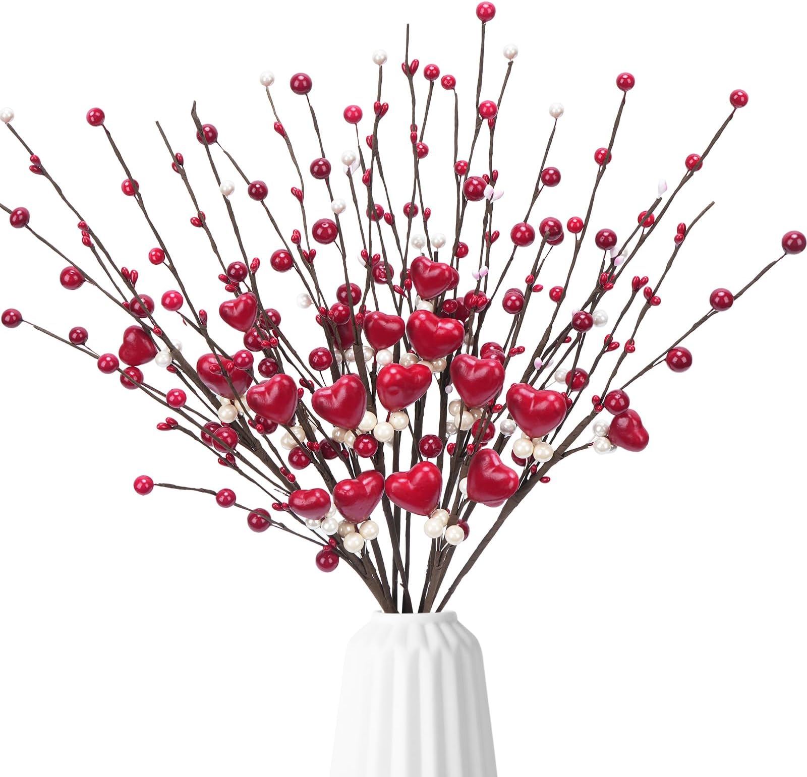 Amazon.com: Valentines Day Tree Topper Decorations,6 Pcs Valentine ...