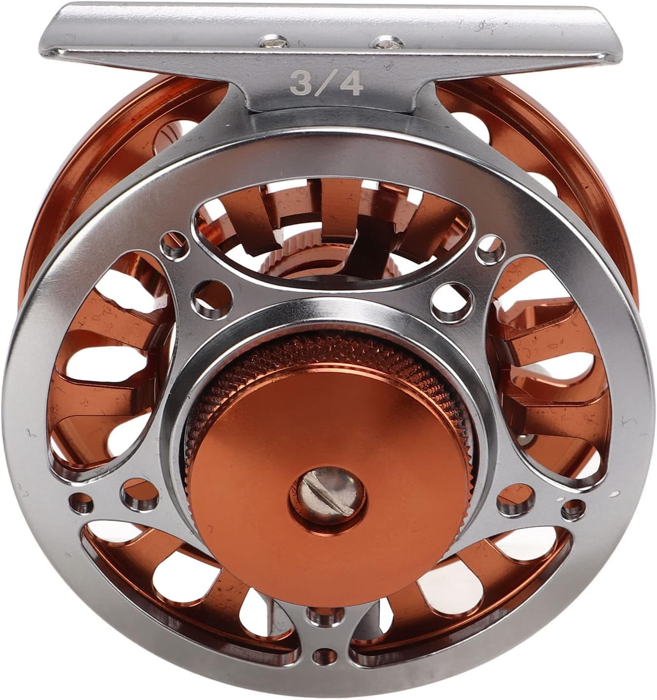 Amazon | Ongwan フライフィッシングリール 効率的 制動3ベアリング2色調整CNC加工3/4フライリールアウトドアフィッシング用 | Ongwan | フライリール
