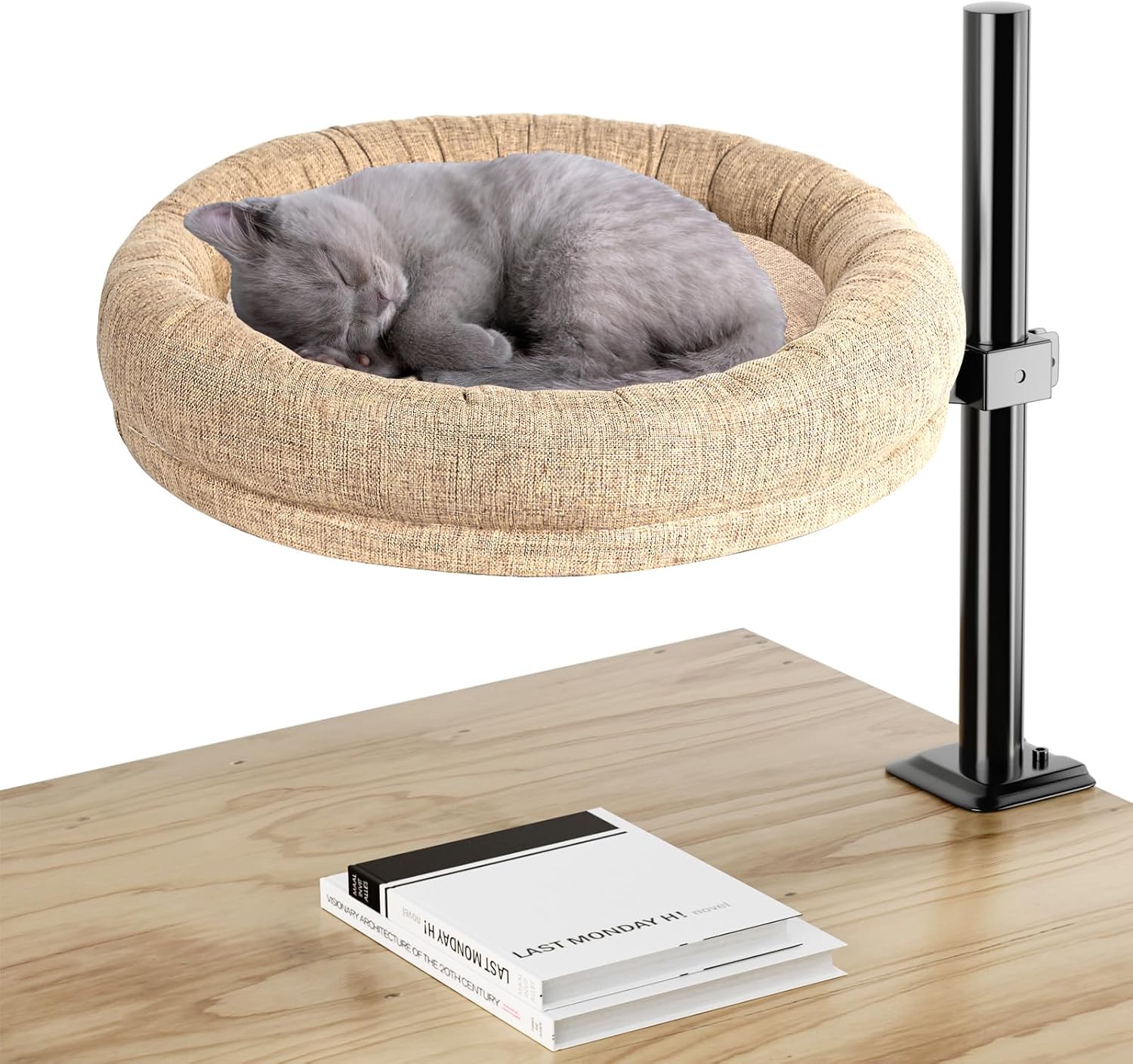 Gomyrod Cat Bed for Desk, Perfect Desk Pet Nest Cat Bed for Indoor Cats ...