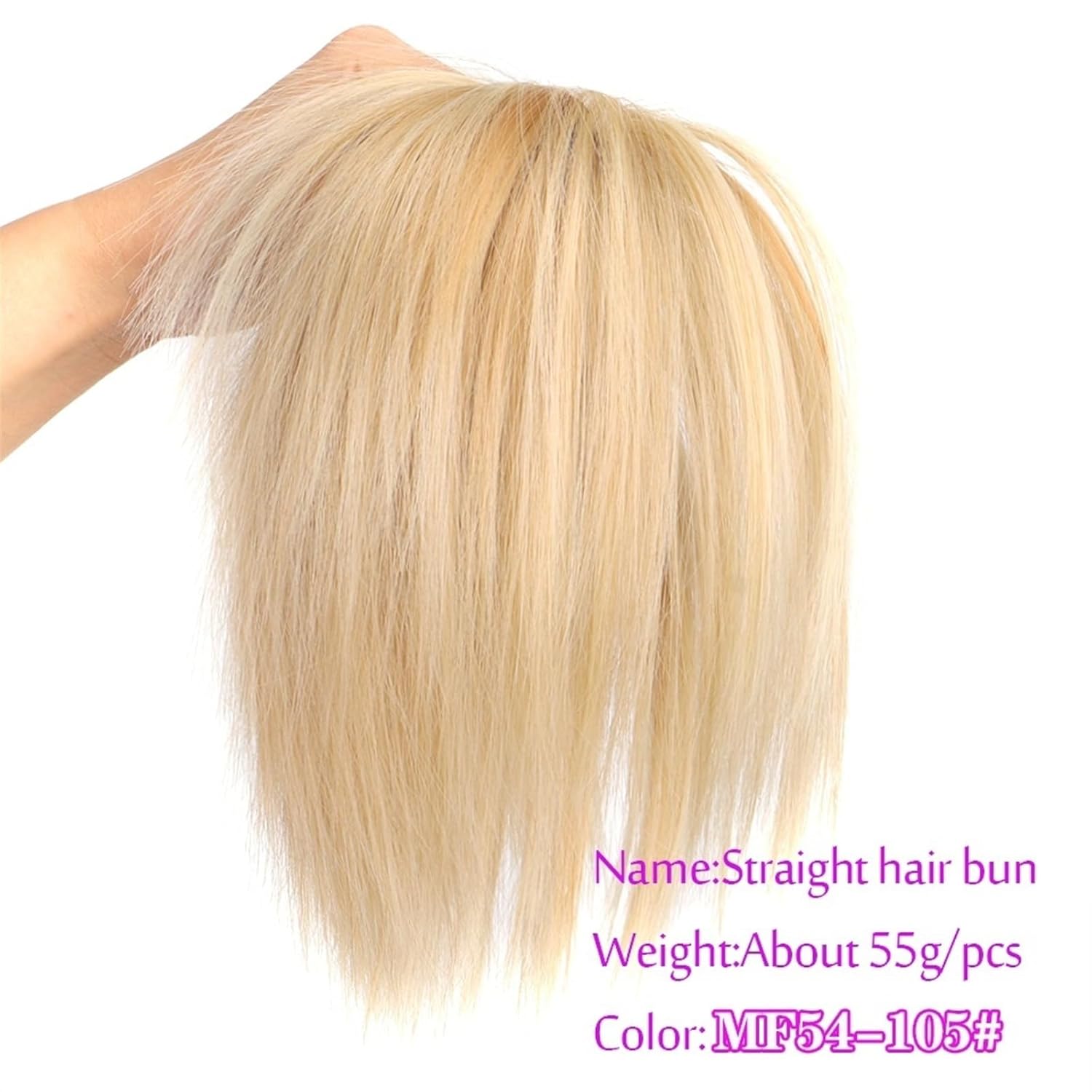Extensiones de moño de cabello sintético, extensiones de moño ...