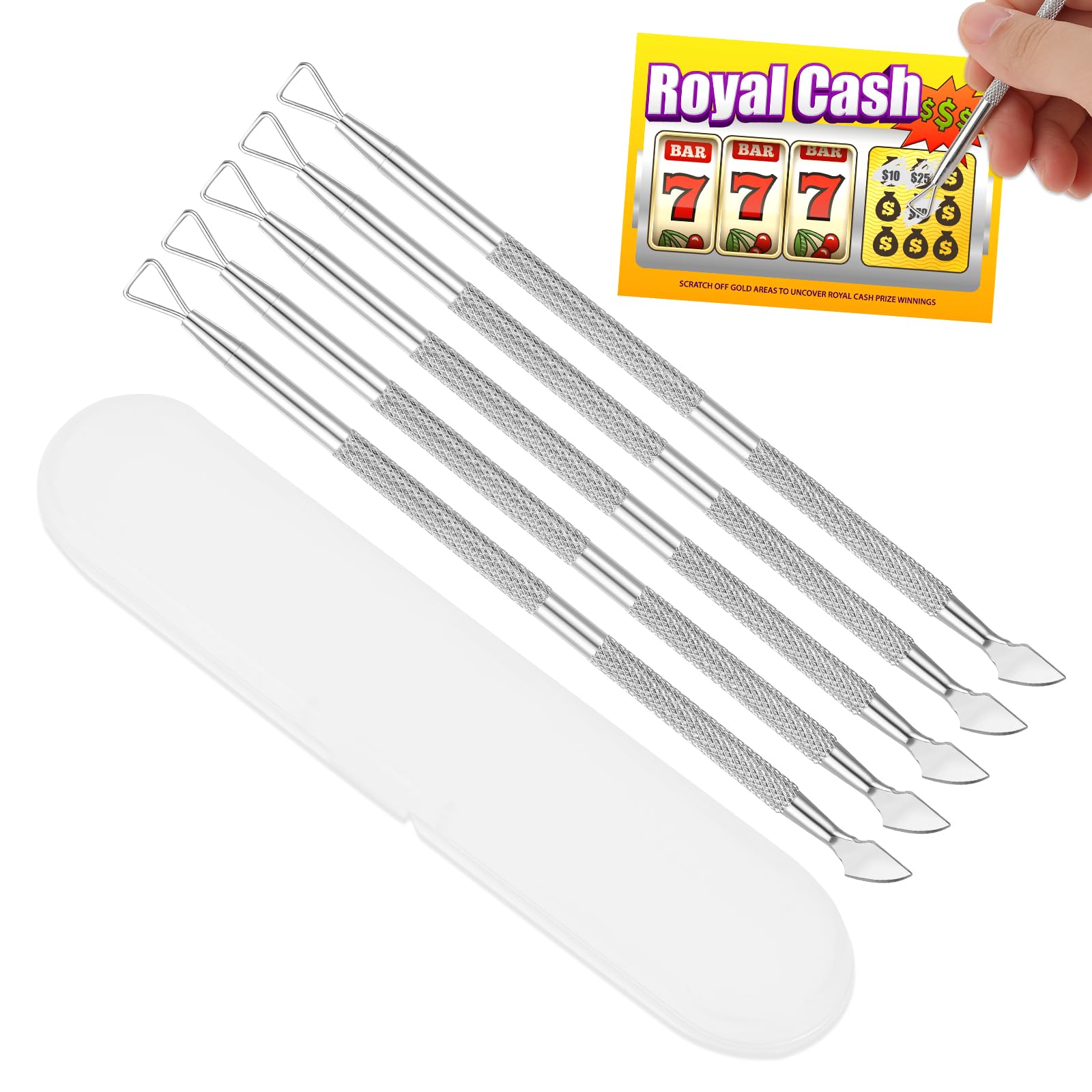 Amazon.com : DIVINA VITAE Lottery Ticket Scratcher Tool 5Pcs Metal ...