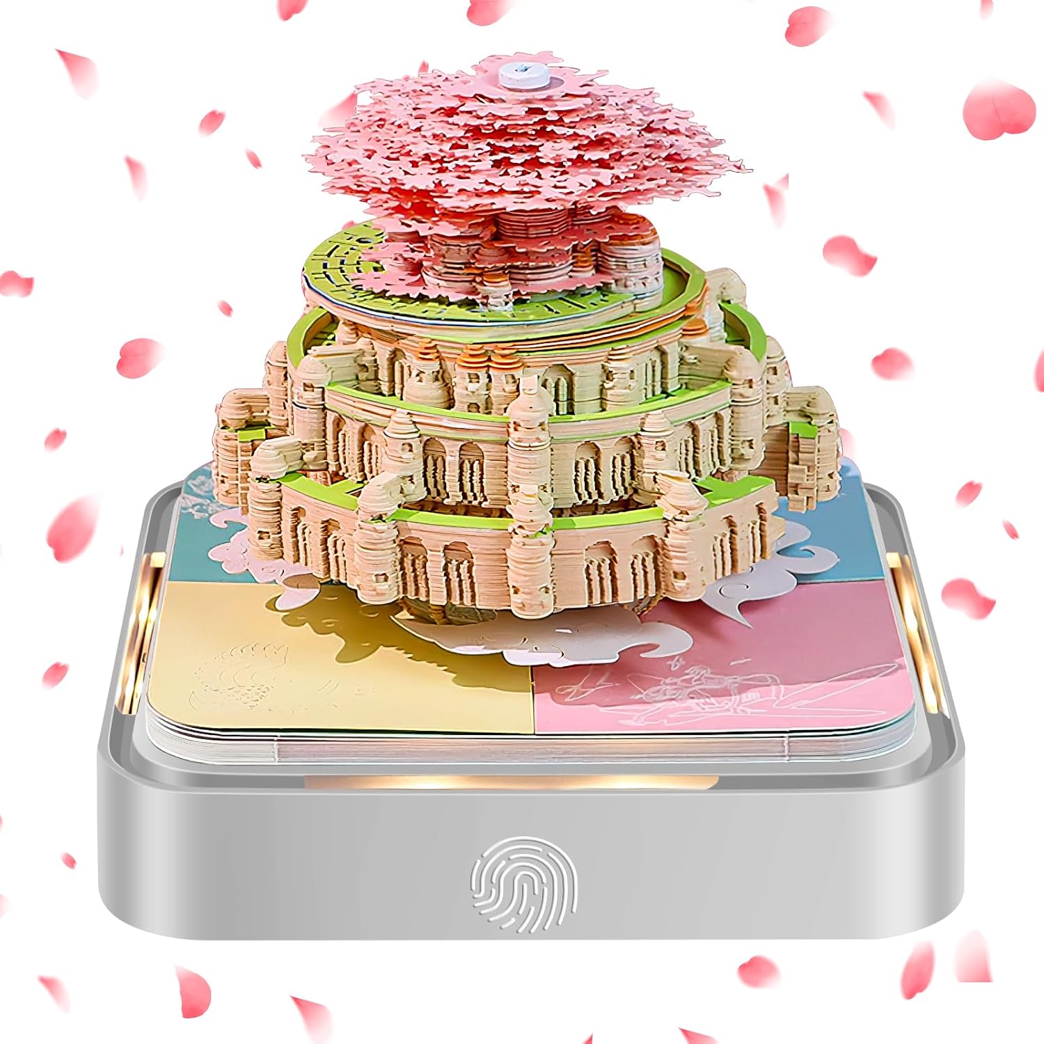 Time Piece Calendar 2026,3D Timepiece Calendar Trees,Creative DIY Paper ...