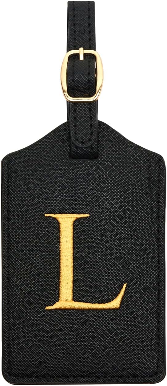 Amazon.com: Luggage Tag PU Leather for Suitcase Baggage Handbag Travel ...