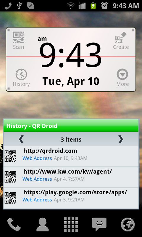 QR Droid Widgets - App on Amazon Appstore