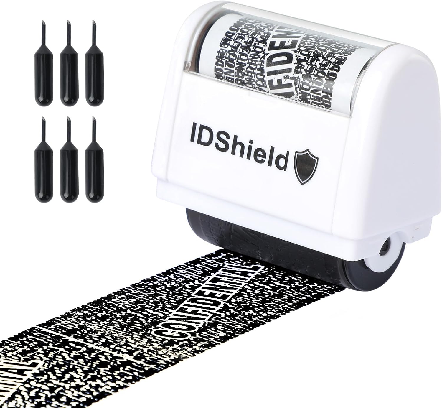 Amazon.com: Identity Theft Protection Roller Stamp-with 6 Refills- ID ...