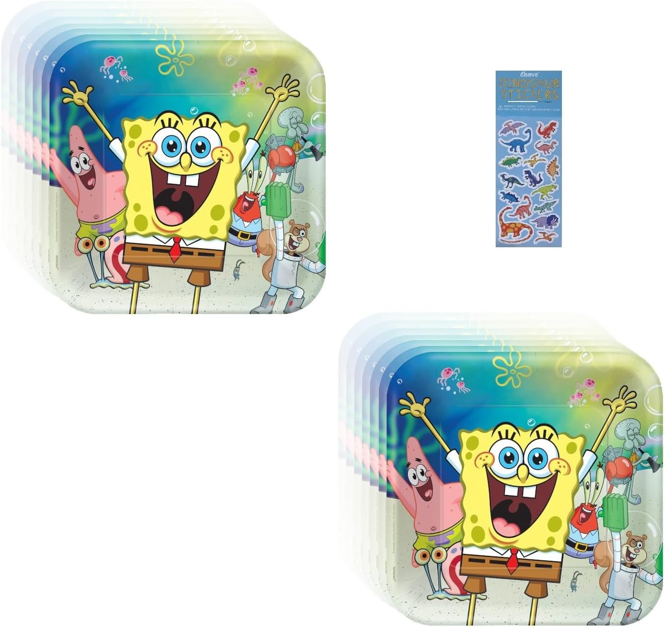 Amazon.com: Spongebob SquarePants Birthday Party Supplies Bundle ...