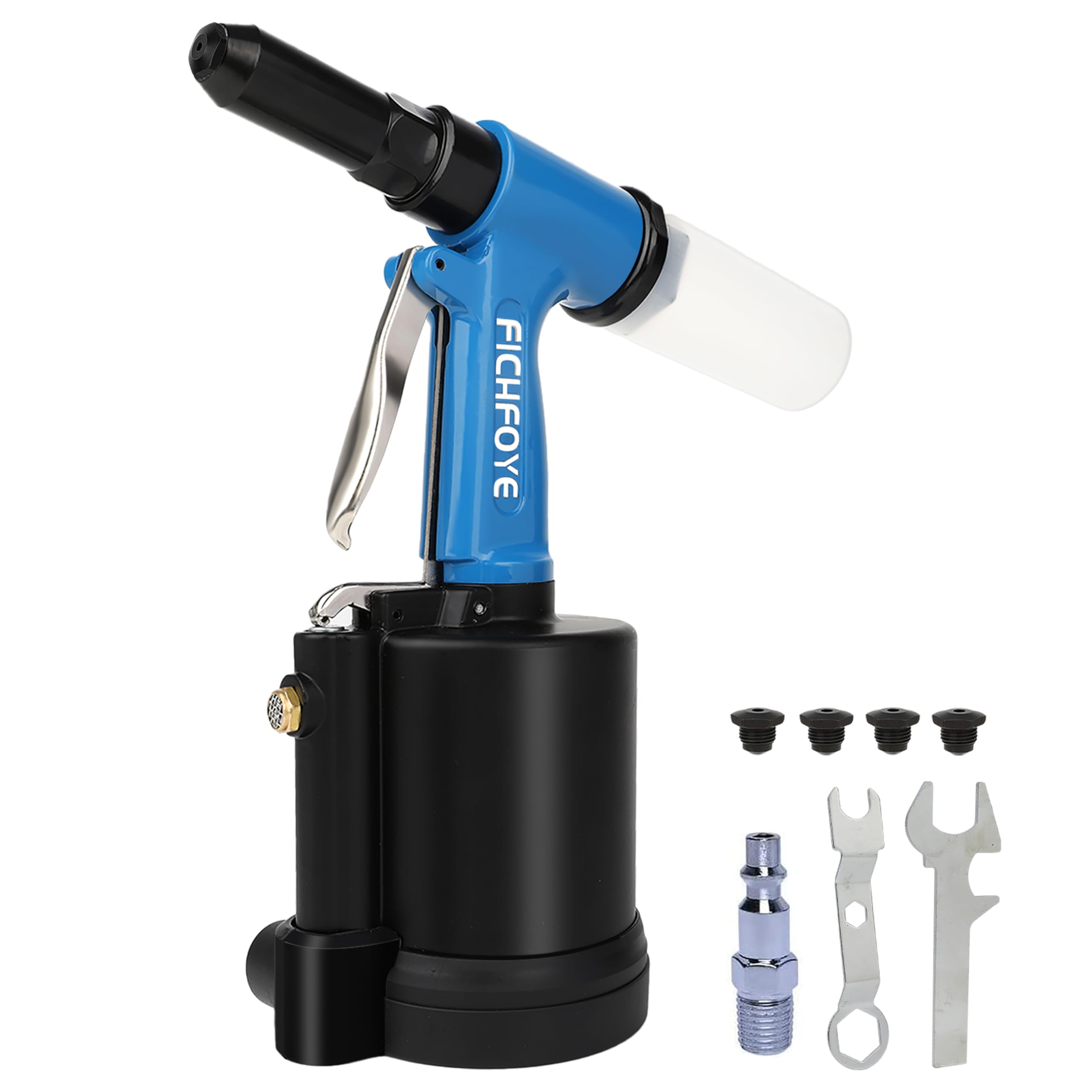 Amazon.com: FICHFOYE Heavy Duty Pneumatic Rivet Gun, 3500lbs Rivet Gun ...
