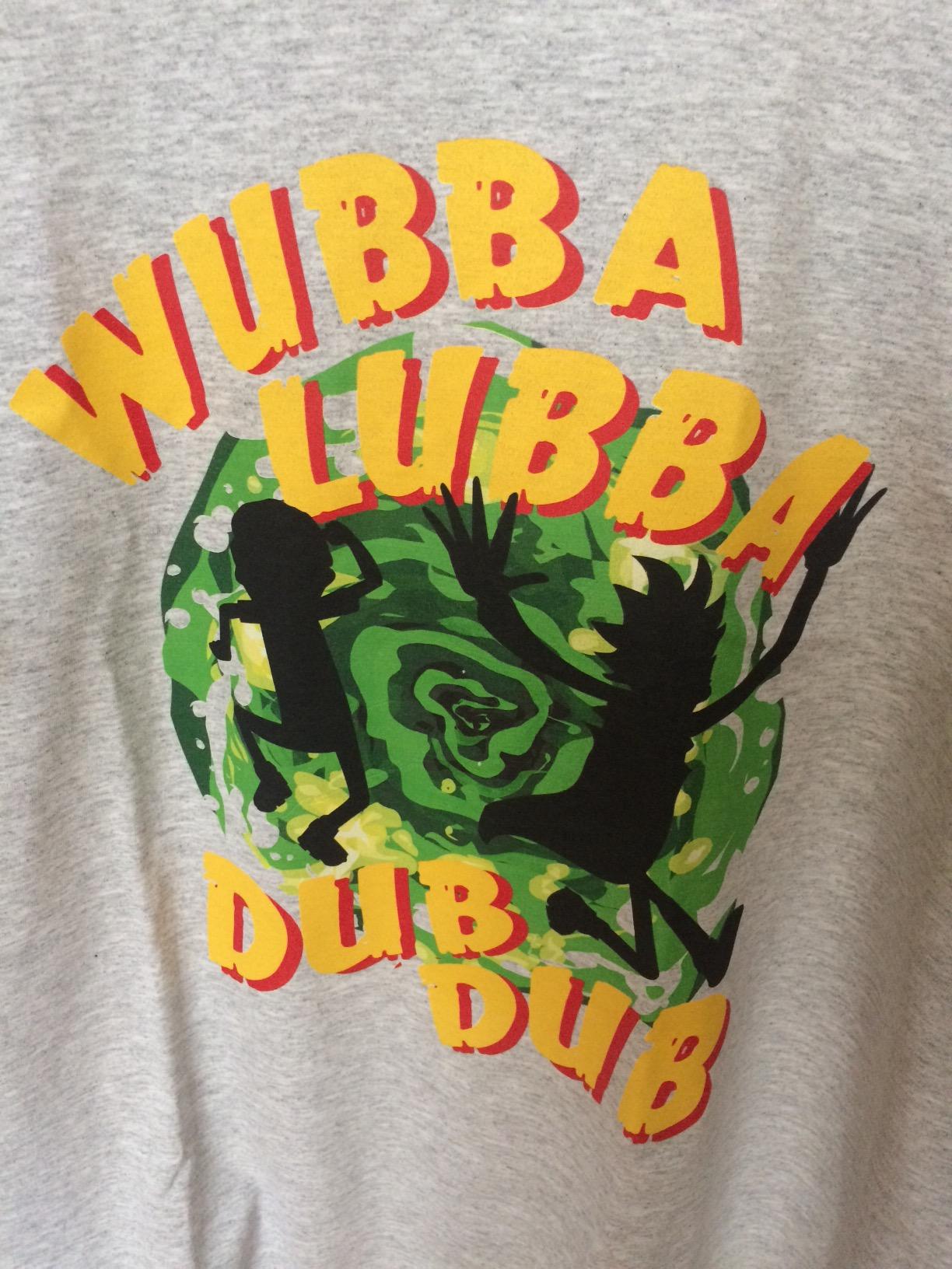 Men's Wubba Lubba Dub Dub T-shirt Grey : Amazon.co.uk: Fashion