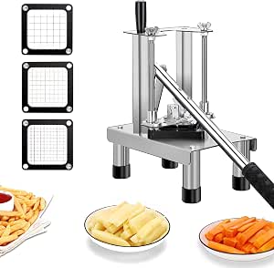 Amazon.co.jp: Pedoleco Vertical Potato Cutter, Manual Fry Making, 0.39 ...