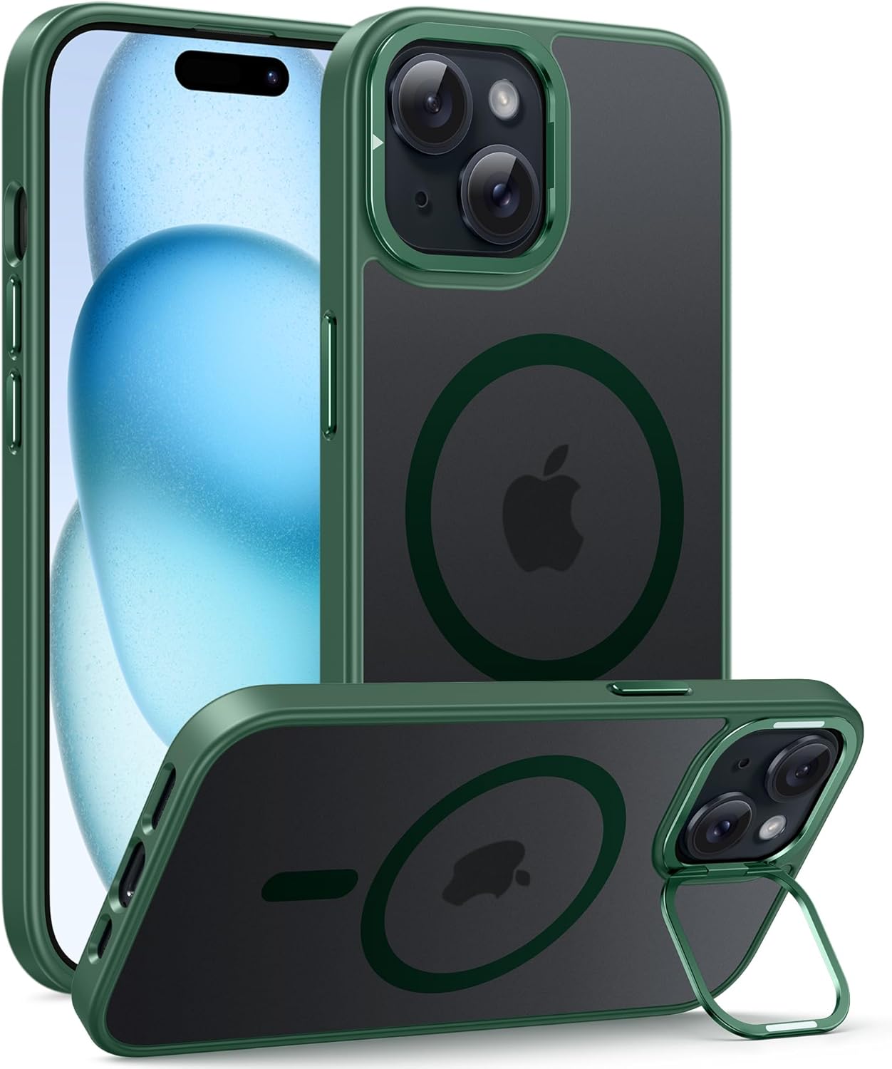 Amazon.com: FNTCASE for iPhone 15 Phone Case: Strong Magnetic Slim ...