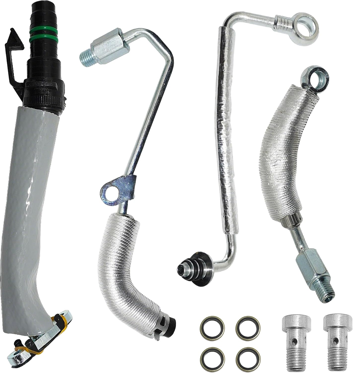 Amazon.com: 4PCS Turbo Oil Return Drain & Feed Line Kit - Fits 2011 ...