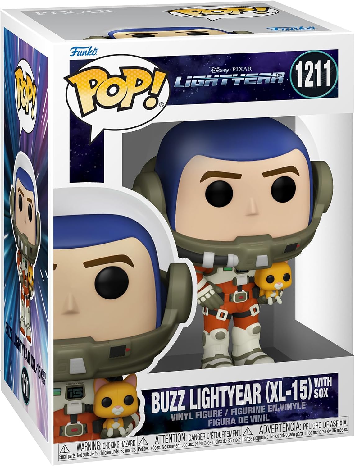 Funko Pop! Disney Pixar - Lightyear: Buzz with Sox, Figures - Amazon Canada