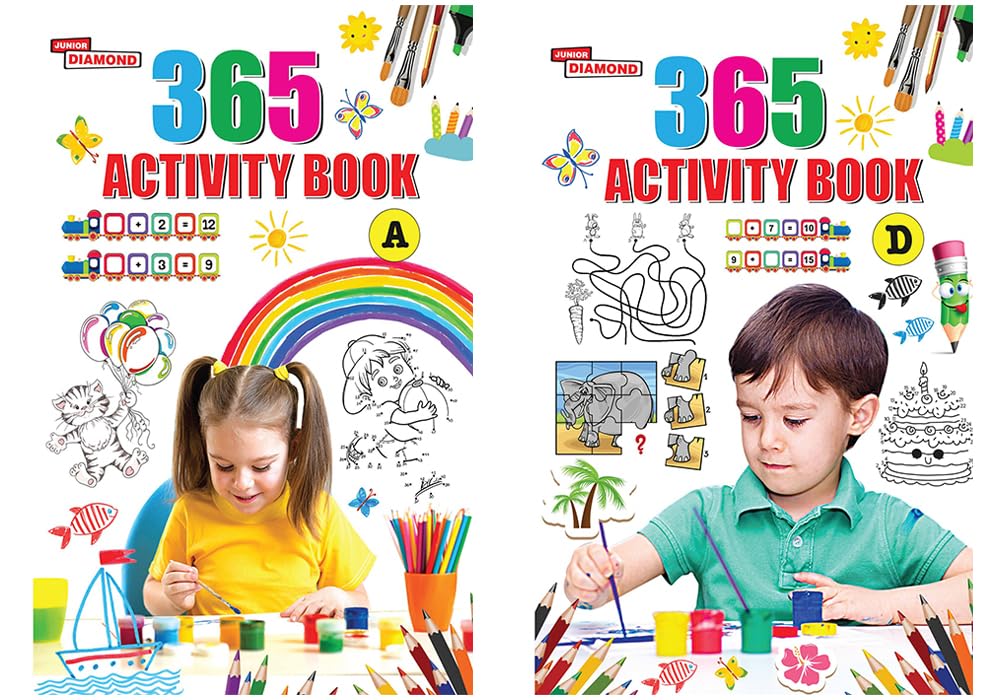 365 Activity Book : 365 Activity Book 4 + 365 Activity Book D For Kids ...