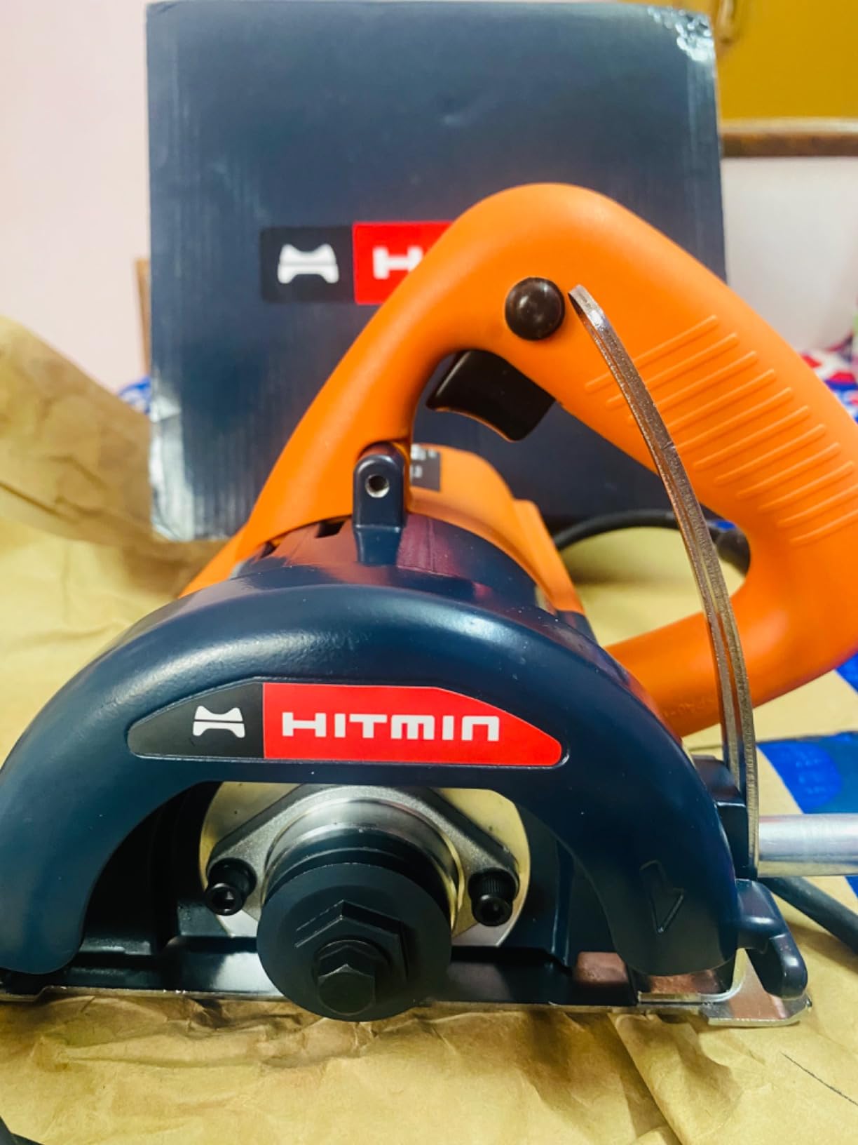 HITMIN HMCM4AS8 Corded 110mm Tile/Marble Cutter, 1300W, 13000 RPM ...