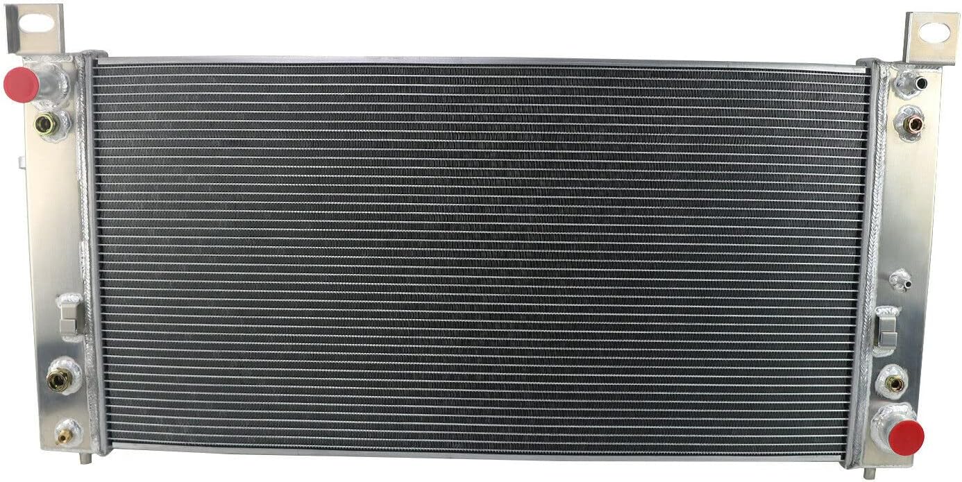 Buy ALLOYWORKS 3 Row All Aluminum Radiator + Shroud Fan + Relay For ...