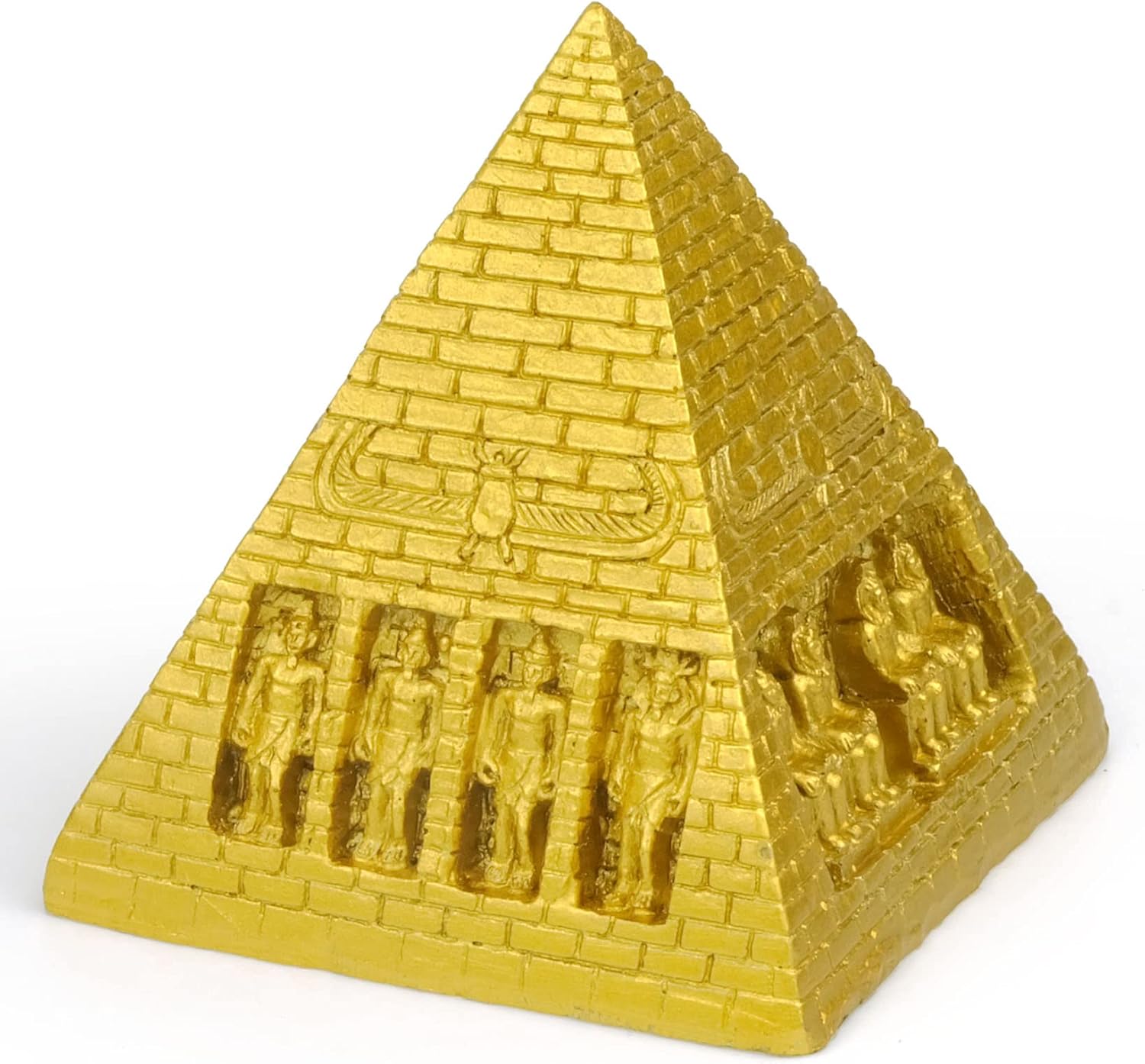 Amazon.com: TRANSGOOD Egyptian Pyramid Statue Mini Size Resin Figurine ...