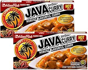 House Foods Java Curry Mix Block Hot (9 Serves) 185g - Hot Flavour ...