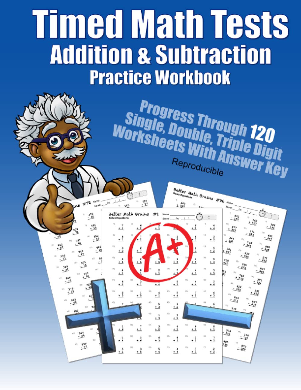 Snapklik.com : Timed Math Tests Addition & Subtraction Practice ...