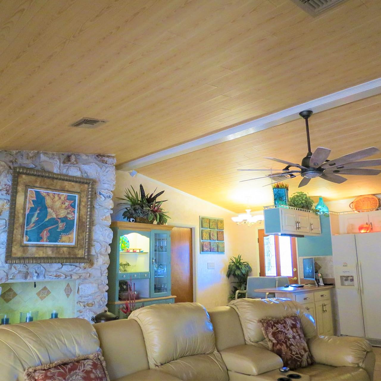 Natural Wood Plank Ceiling Interior Ceiling – Advantage Lumber