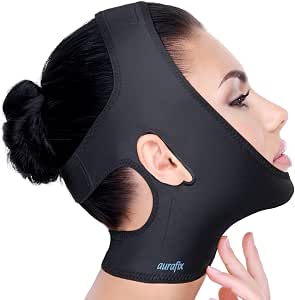Amazon.com: Neck Chin Compression Garment Strap Bandage, Face Slimmer ...