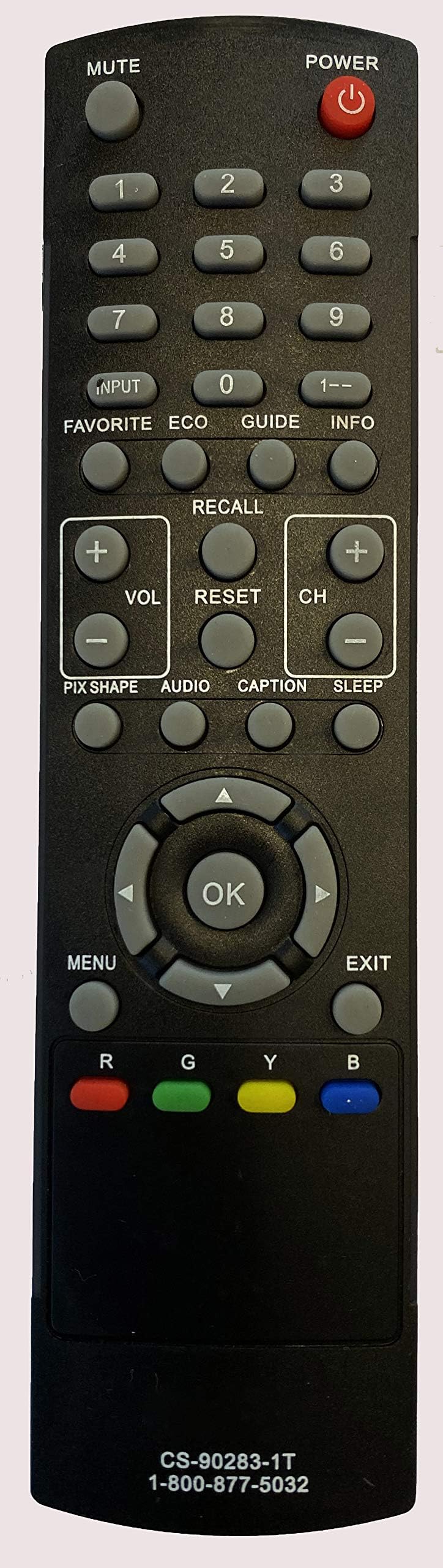 Amazon.com: New CS-90283-1T Remote Control Replaced for SANYO TV ...