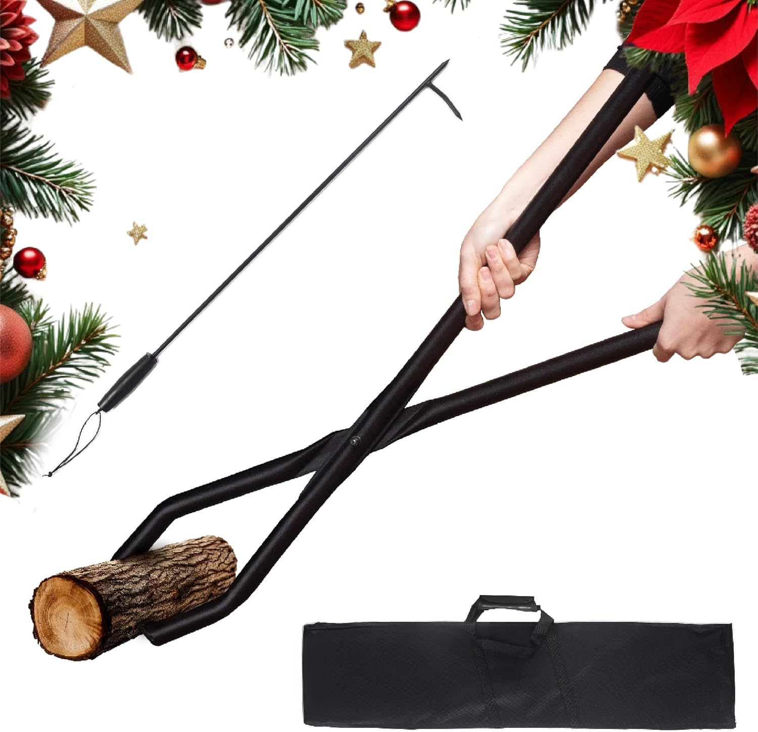 Amazon.com : Fire Tongs - Grizzly Grabber Firewood Tongs - Fire Tongs ...