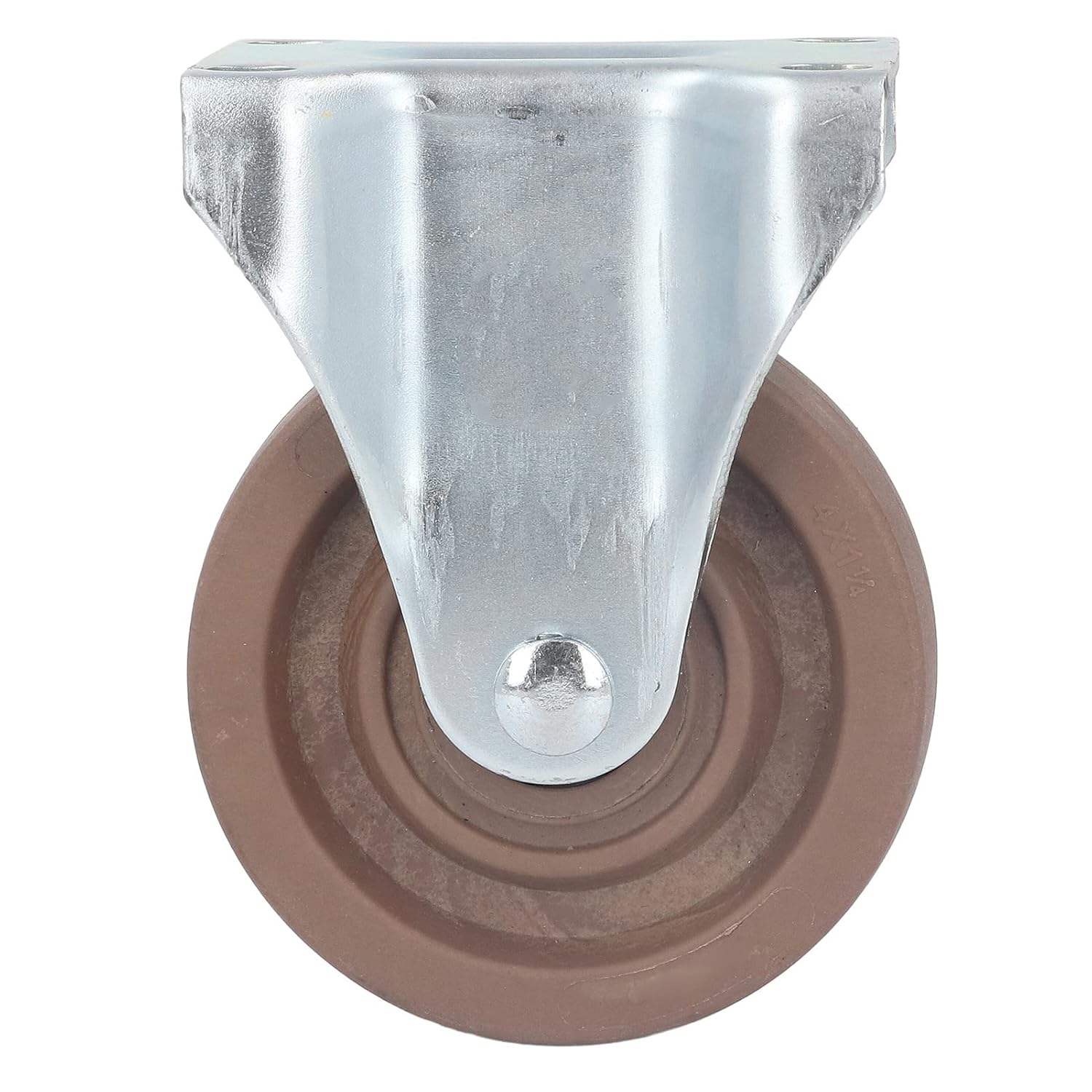 4 Inch Heavy Duty Fixed Caster Wheels with Fixed Non Top Plate, Caster ...