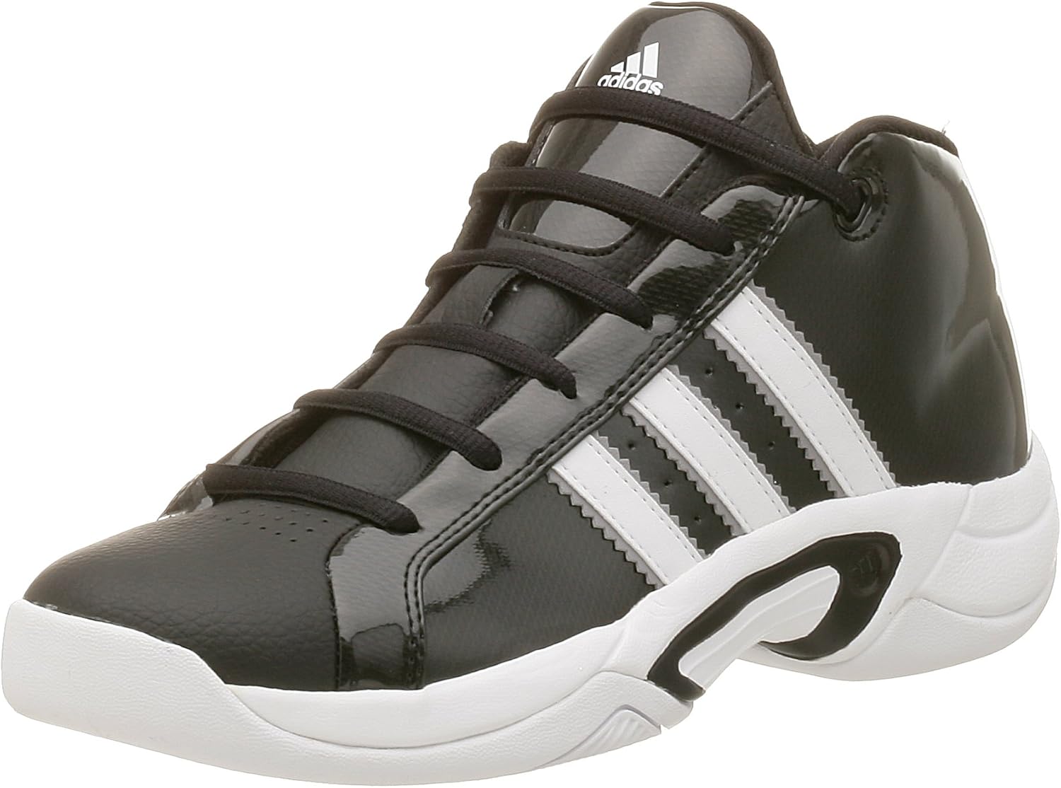 Amazon.com | adidas Kids' Midseason Basketball Shoe,Black/White,11 M ...