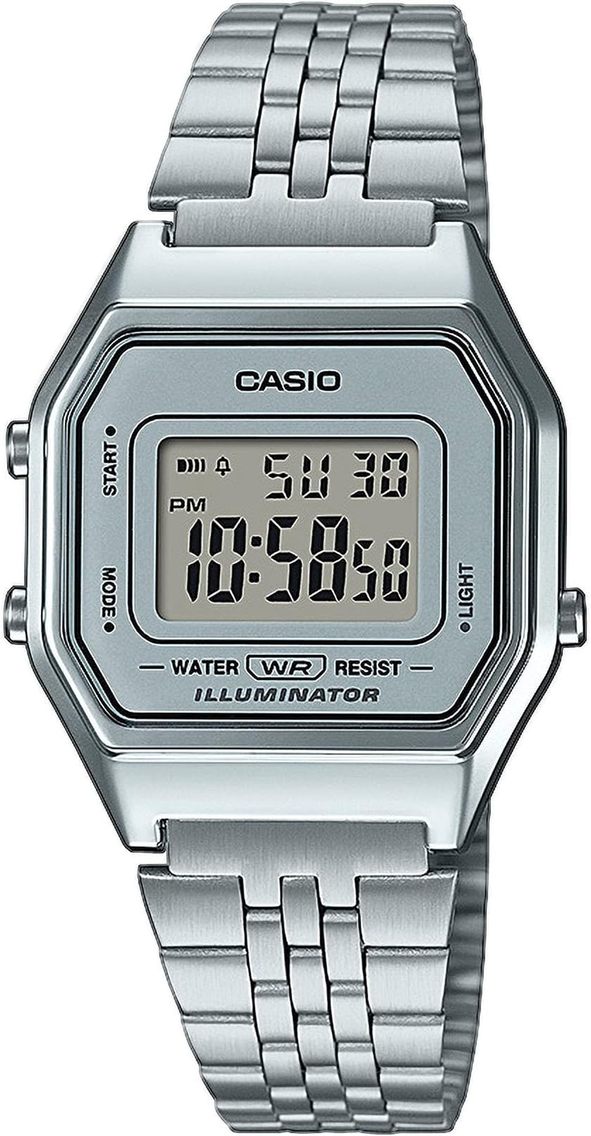 Casio Ladies digital with stainless steel wrist watch LA670W : Casio ...