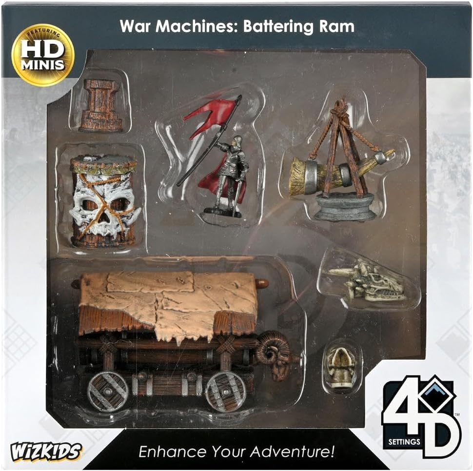 Amazon.com: WizKids Warlock Tiles: Accessory – 4D Settings War Machines ...