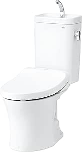Amazon | 【取替交換付き(北海道)】 TOTO トイレ セット品:便器MR+ウォシュレットKM (TCF8AM66) 手洗付き マンション向け ホワイト 【Amazon.co.jp限定 ...