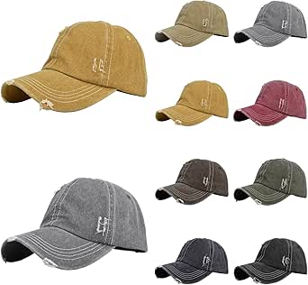 White MAGA Hat Fashion Hats for Men Lightweight Country Hats Solid ...