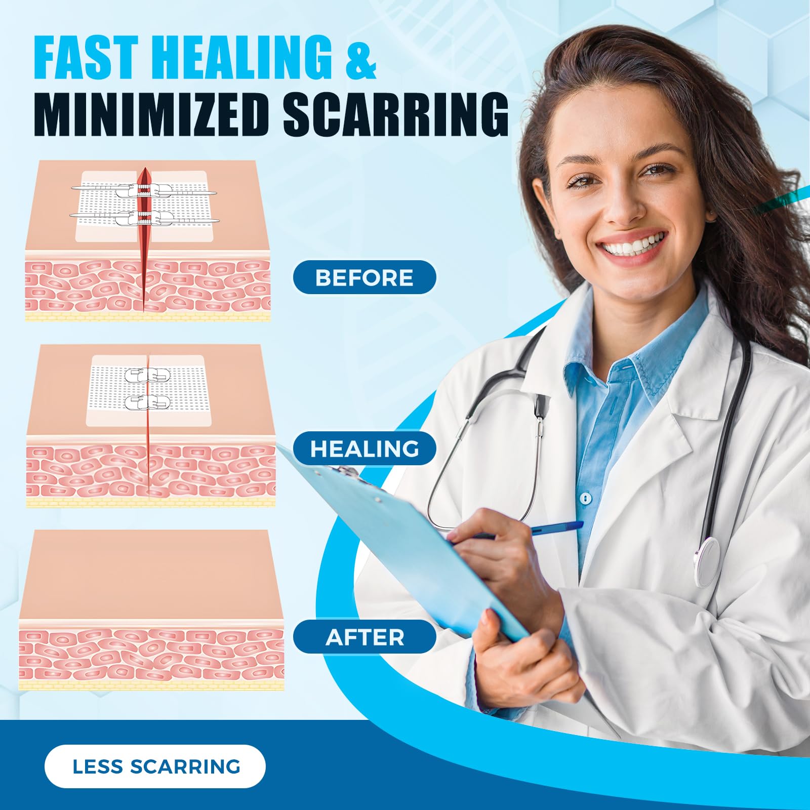 Snapklik.com : Senvok Emergency Wound Closure Device 4 Pcs - Upgraded ...