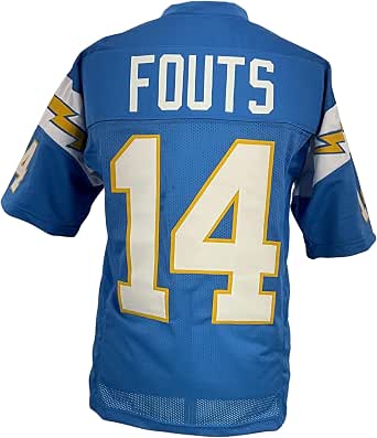 Amazon.com: Dan Fouts Jersey Powder Blue San Diego | Unisex Adult Sizes ...