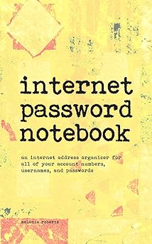 Internet Password Notebook: A pocket-sized Internet address organizer ...