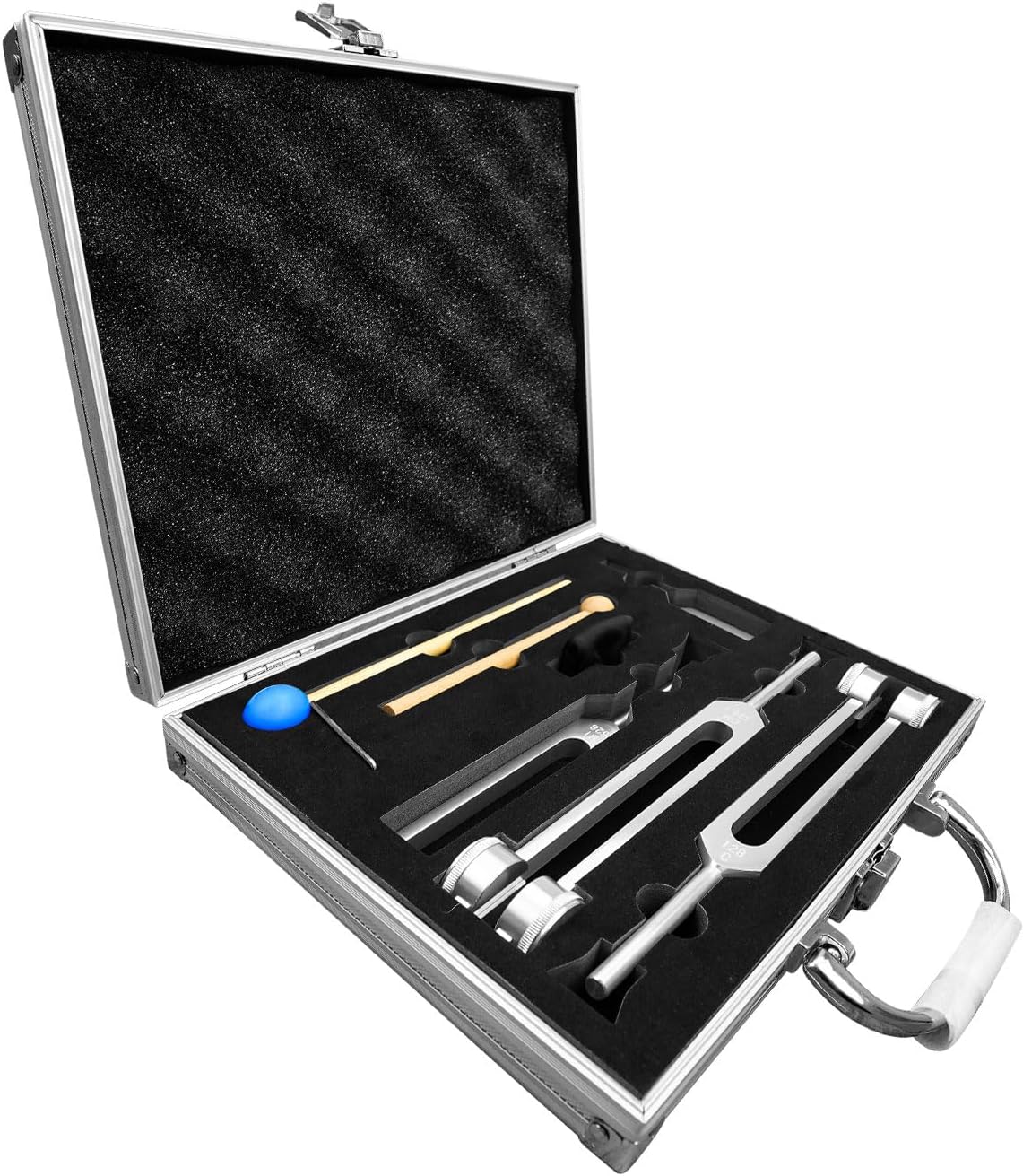 Amazon.com: 4 Pcs Tuning Fork Set (128Hz, OM 136.1Hz, MI 528Hz, 4096Hz ...